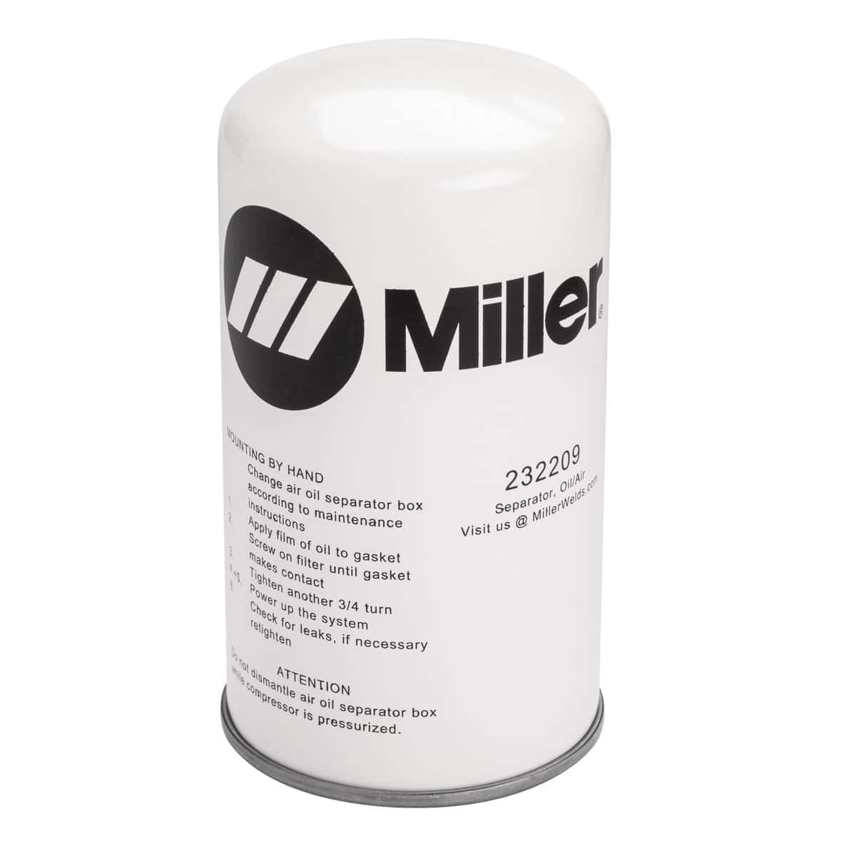 Compressor Machine MIL232209 - Miller® Rotary Screw Compressor Oil/Air ...