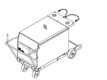Cylinder Rack Dual Delta weld Miller - Josef Gas
