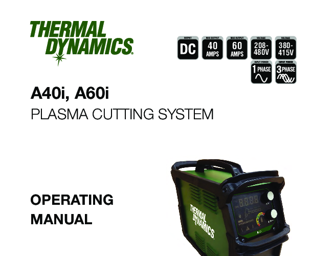 Thermal Dynamics® Cutmaster® A60i Automated Plasma Cutting System ...
